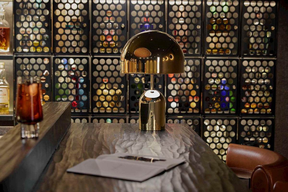 Tom Dixon - Bell Portable Table Lamp - Gold | Leilah