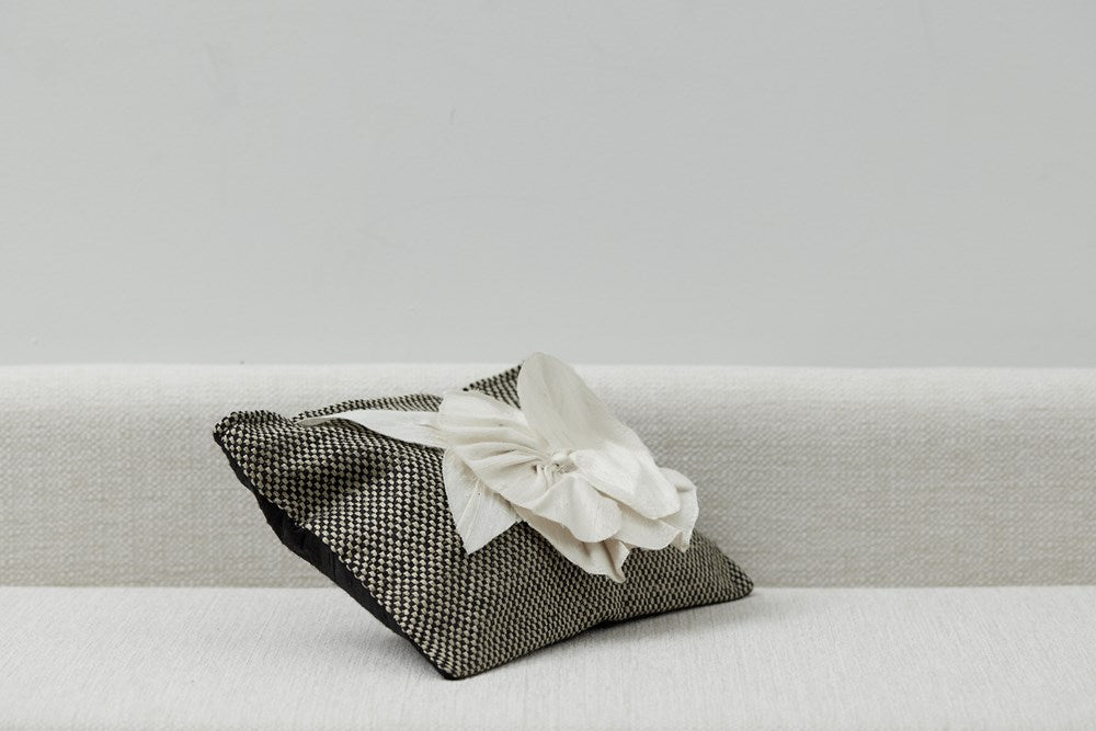 Camille Silk Flower Clutch | Leilah